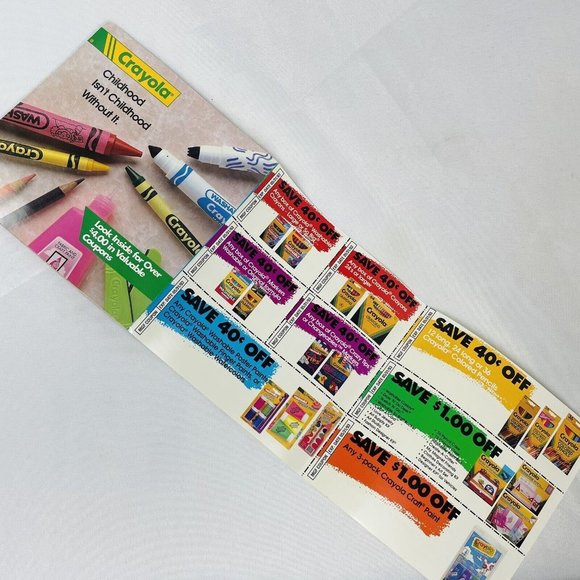Crayola Crayons | Office | Vintage Mini Booklet Crayola Crayon Expired ...